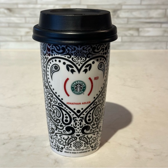 Starbucks | Kitchen | Starbucks Jonathan Adler Insulated Ceramic Travel ...
